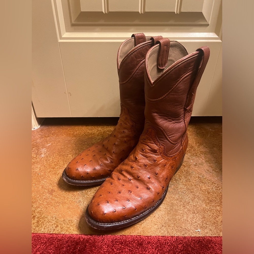 Tecovas Ostrich Ropers - Gem